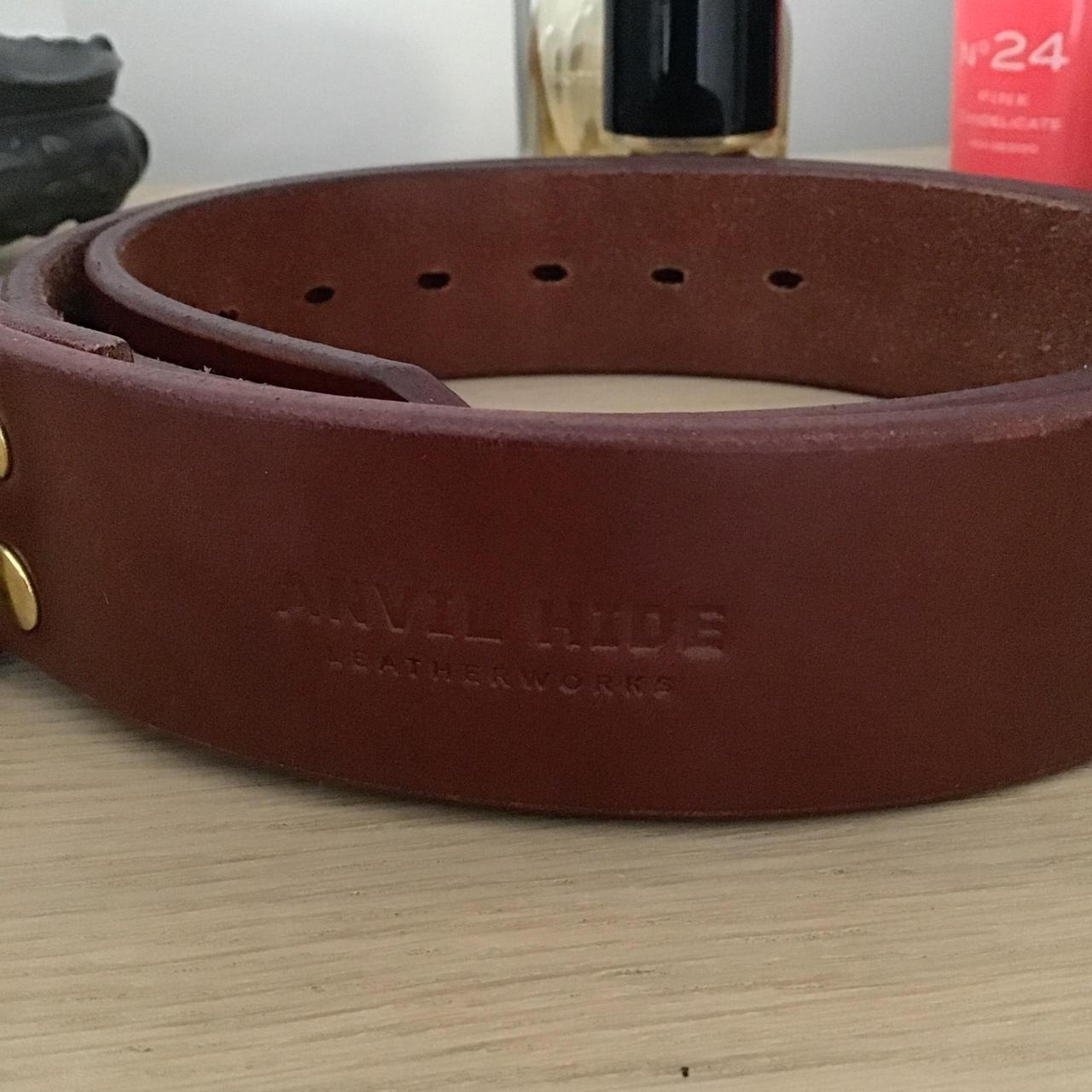 **Anvil Hide Leatherworks full grain leather belt... | Depop