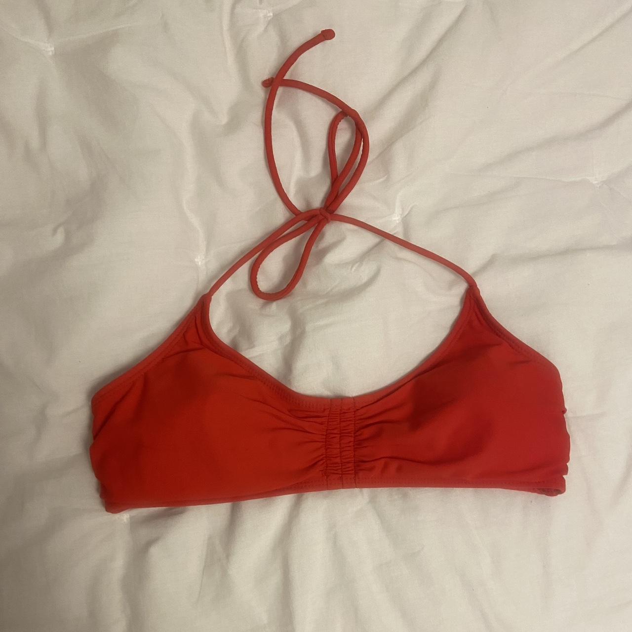 Aerie Women's Red Bikini-and-tankini-tops | Depop
