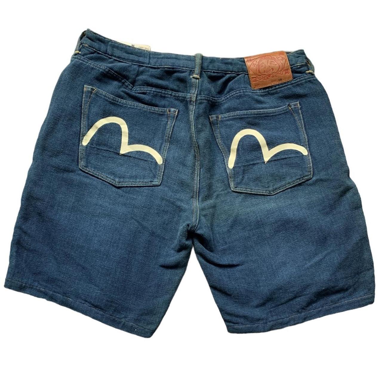 Evisu jorts Crazy baggy evisu gulls Good... - Depop