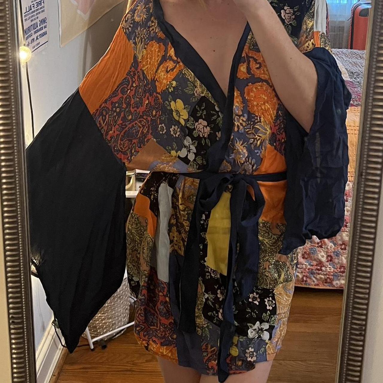 Urban Outfitters Patchwork Robe/Kimono 🏵️ Barley... - Depop