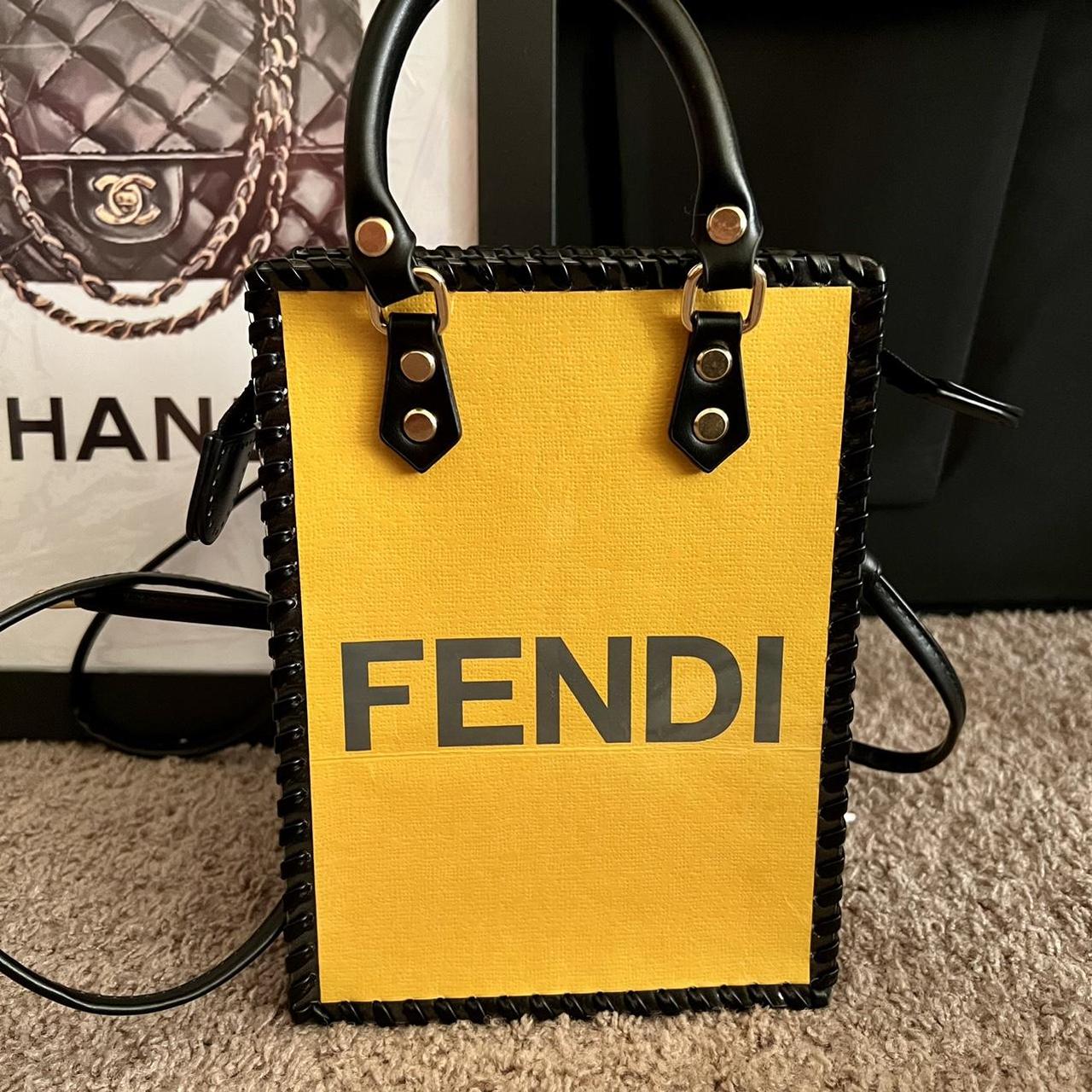 Fendi Small Tote Bag 8.5” x 6” x 3” Never... - Depop