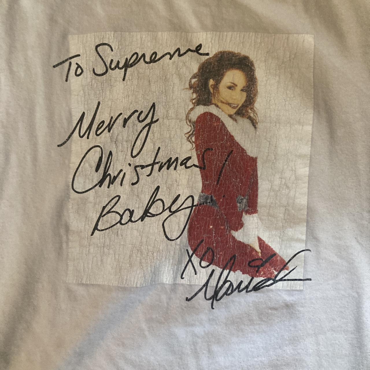 Supreme Mariah Carey T-shirt. Ok condition, hence... - Depop