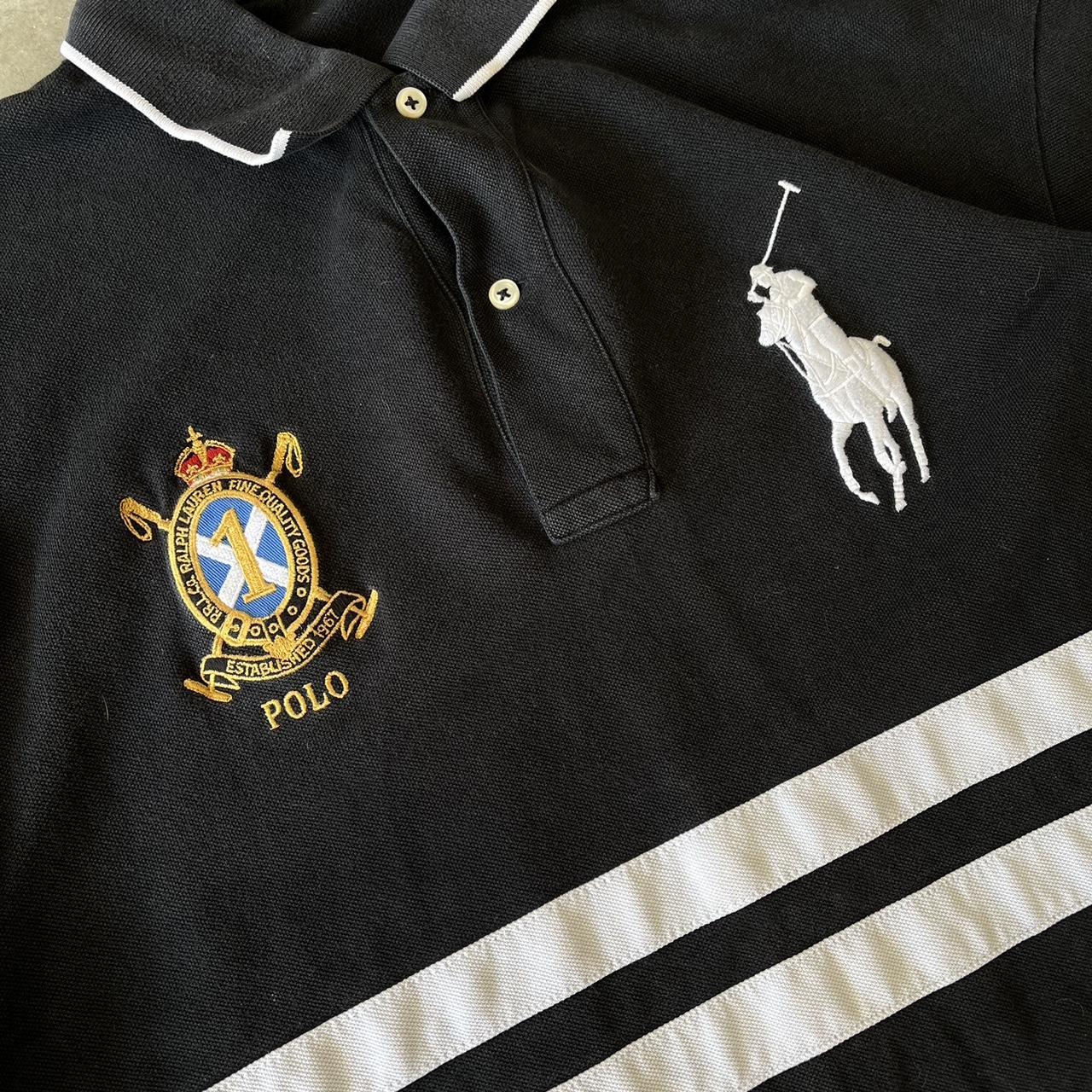 Black Polo Ralph Lauren Button Up • size XL •... - Depop