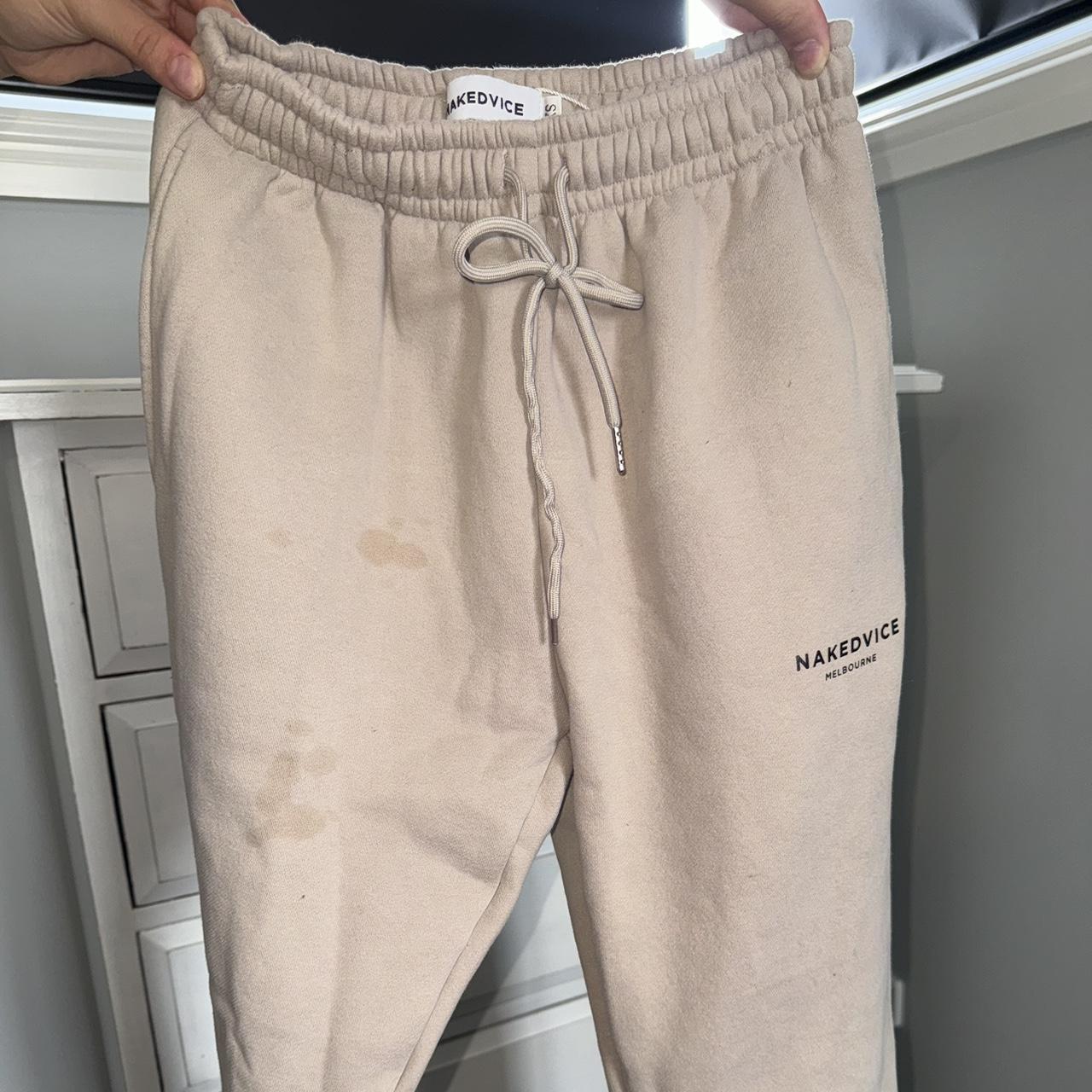 Naked Vice Trackies Stained on Pants - Priced... - Depop