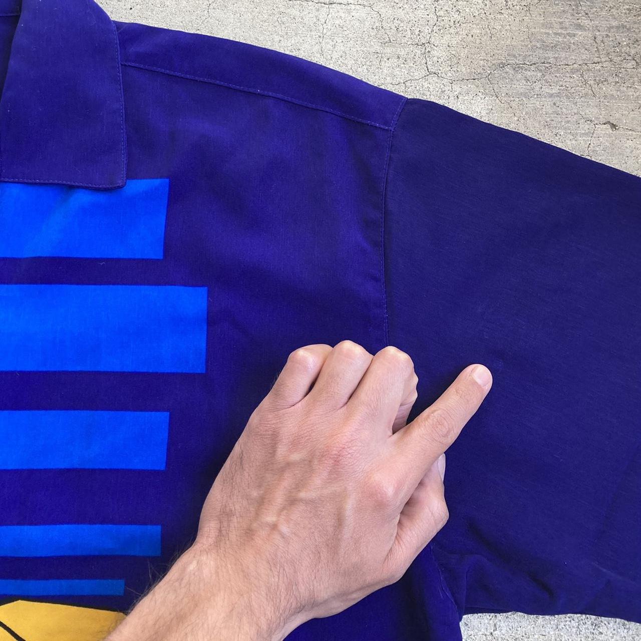 Vintage (2000’s) Urge! Rave Button Up All Over... - Depop