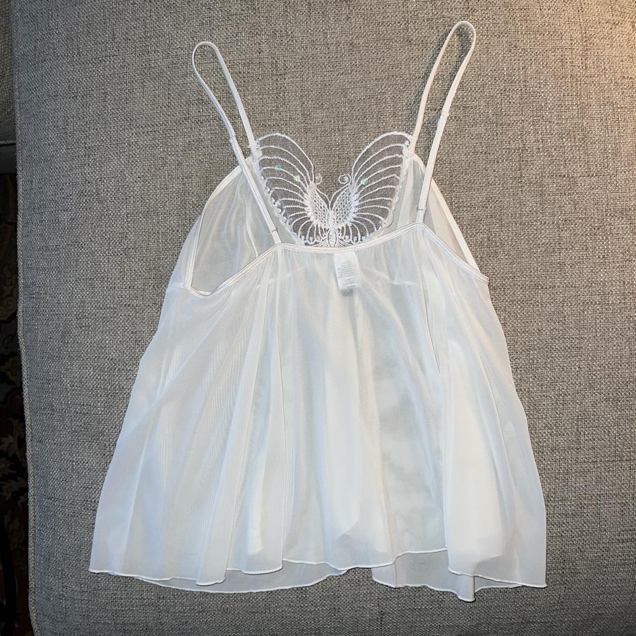 Rampage butterfly tank top Beautiful pearl bead and... - Depop