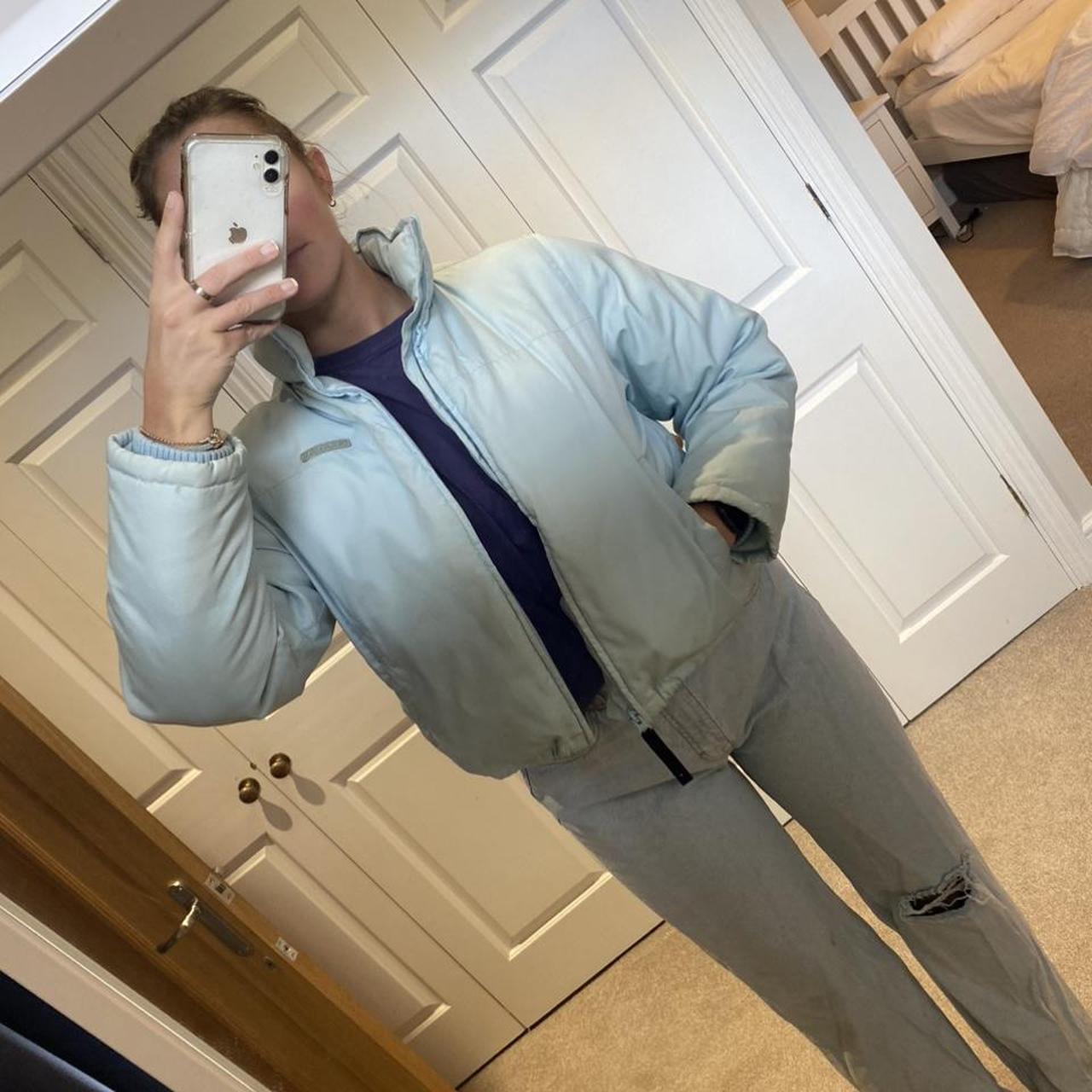 Ralph Lauren vintage baby blue puffer - Depop