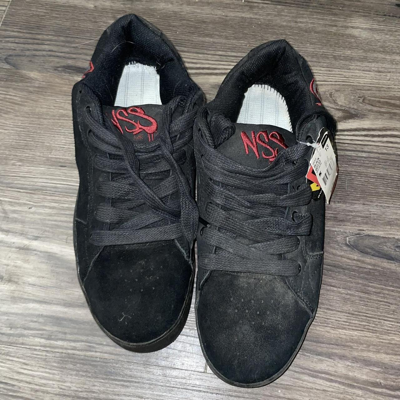 Vtg y2k skater grunge NSS Brand chunky sk8 shoes... - Depop