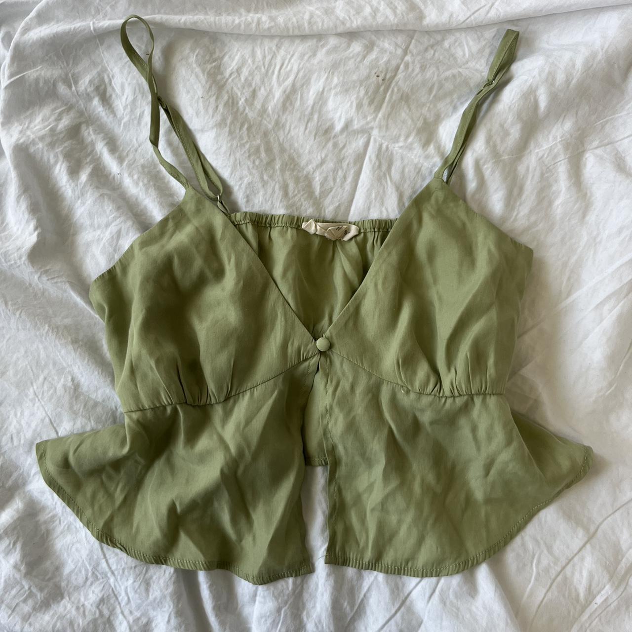 PacSun Women's Green Vest | Depop