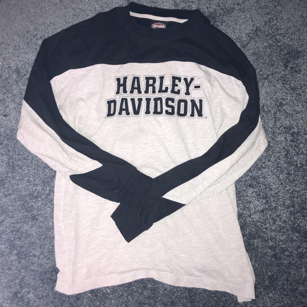 Harley Davidson long sleeve shirt mens size... - Depop