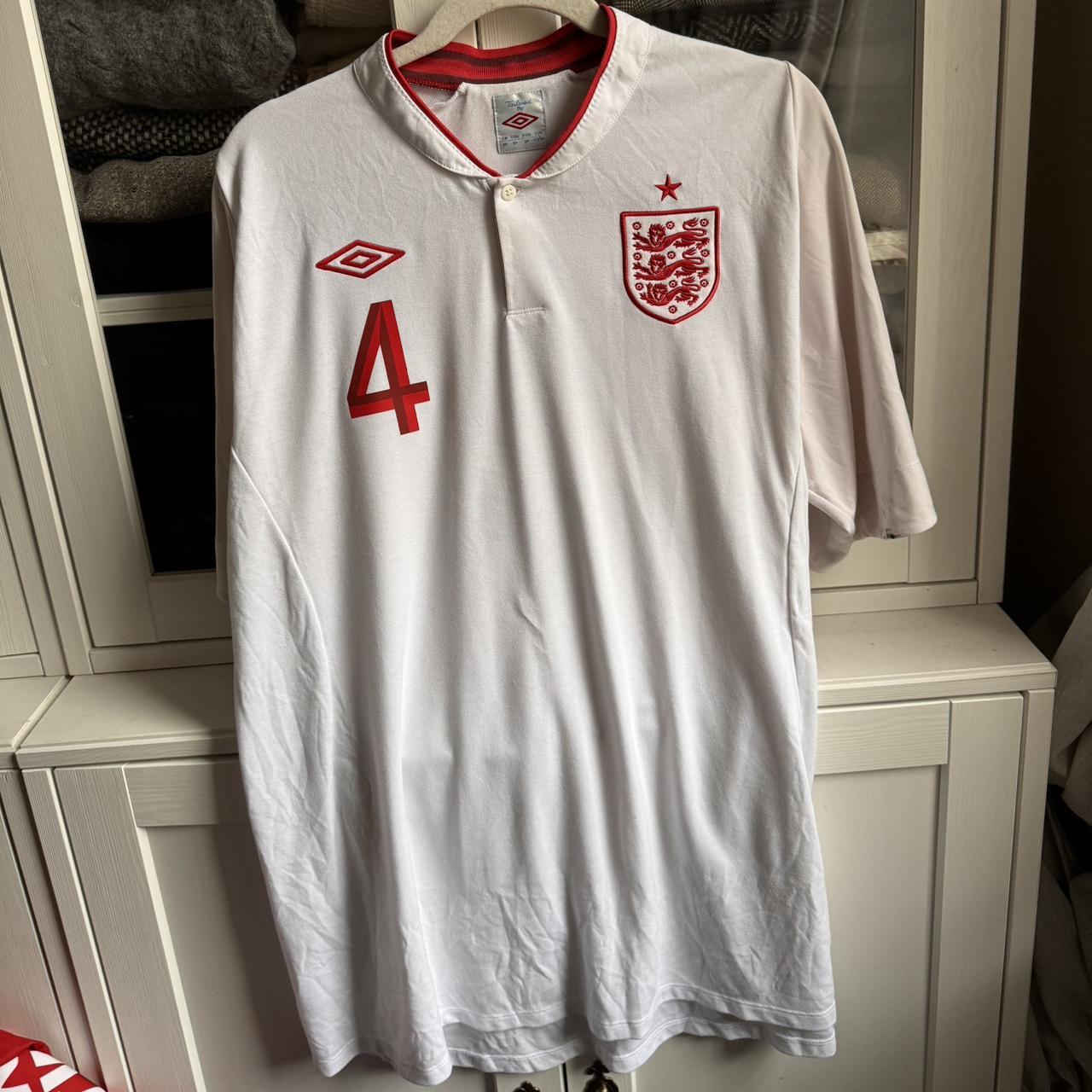 England National Team Captain Steven Gerrard Kit... - Depop