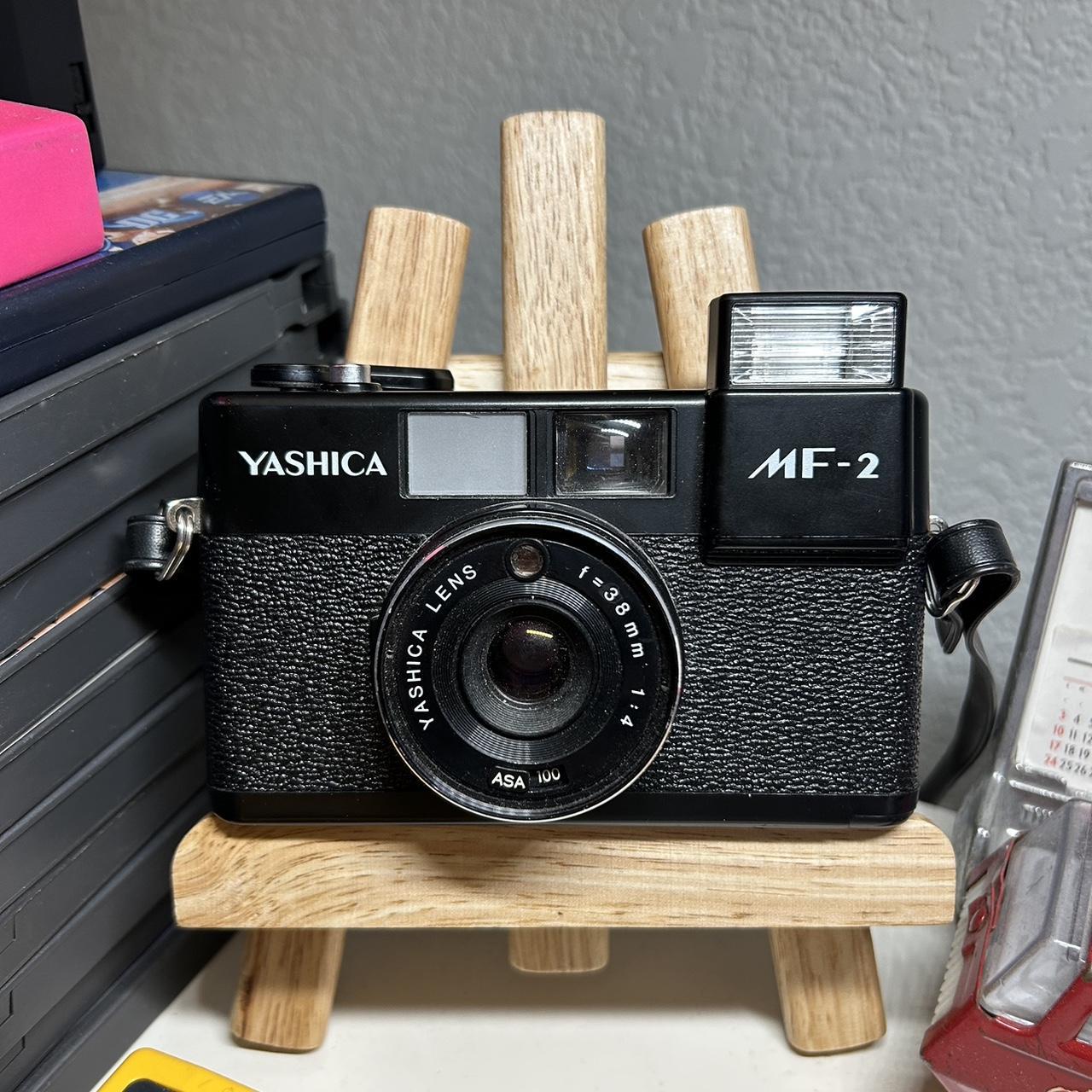 Vintage YASHICA MF-2 35mm Super Film Camera With... - Depop