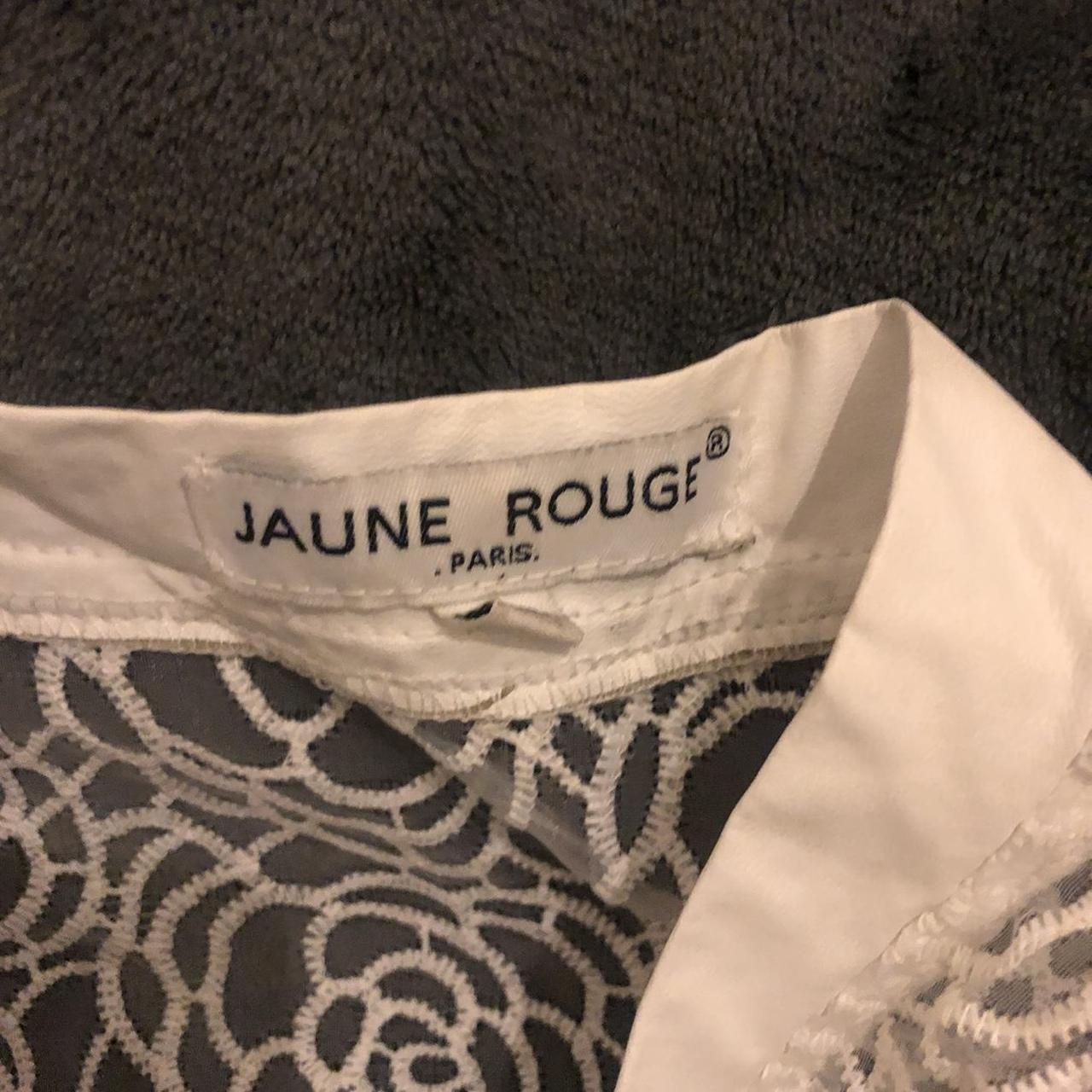 Jaune Rouge Paris floral white blouse Some... - Depop