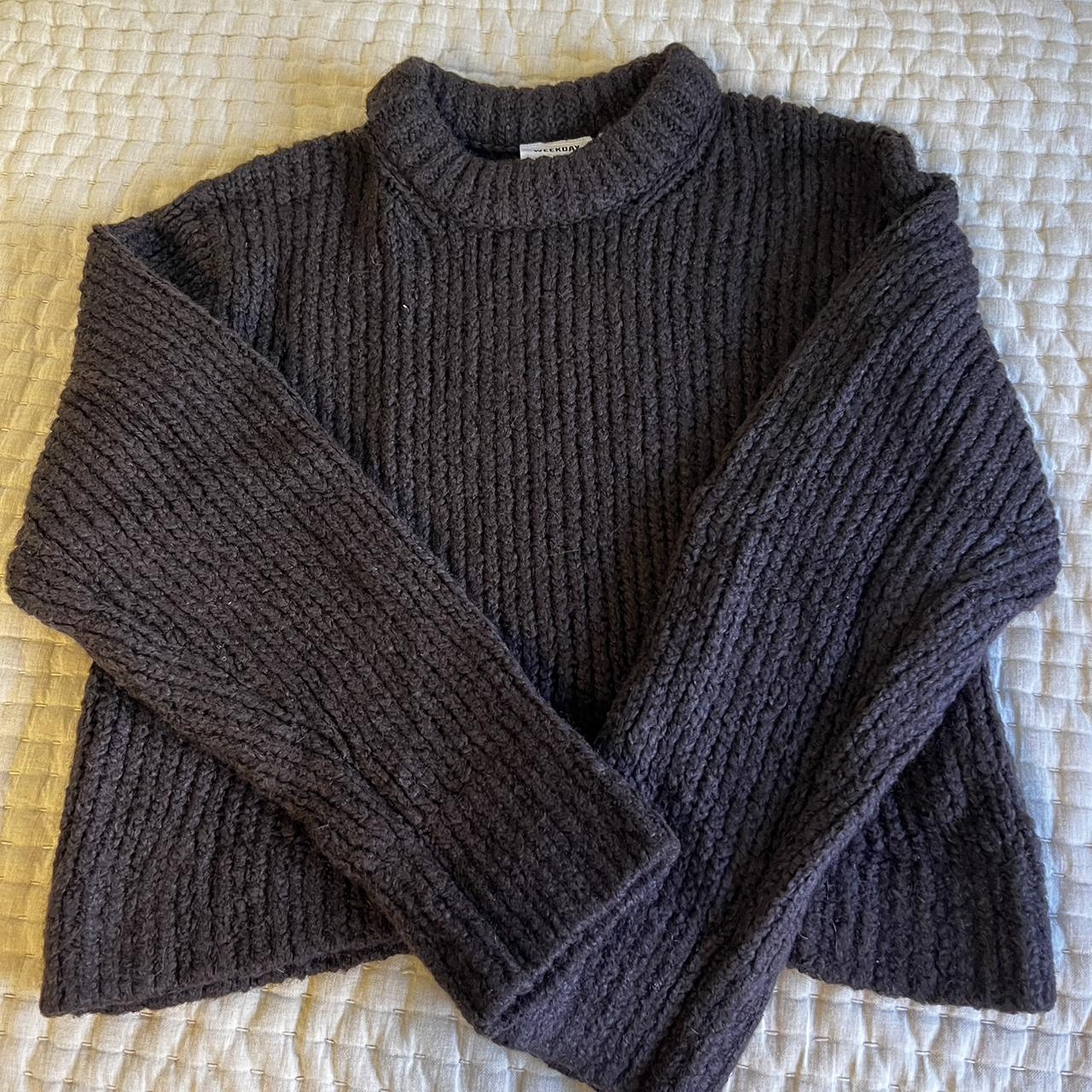 Weekday wool sweater. Super thick and warm, perfect... - Depop