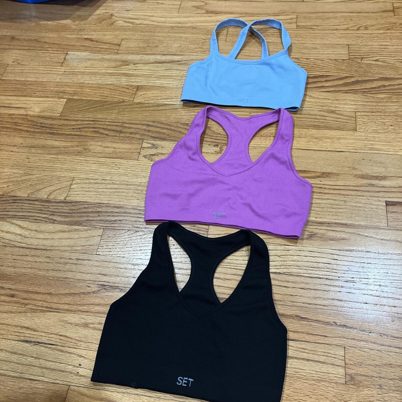Trio of Set Active sports bras! All 3 for this great... - Depop