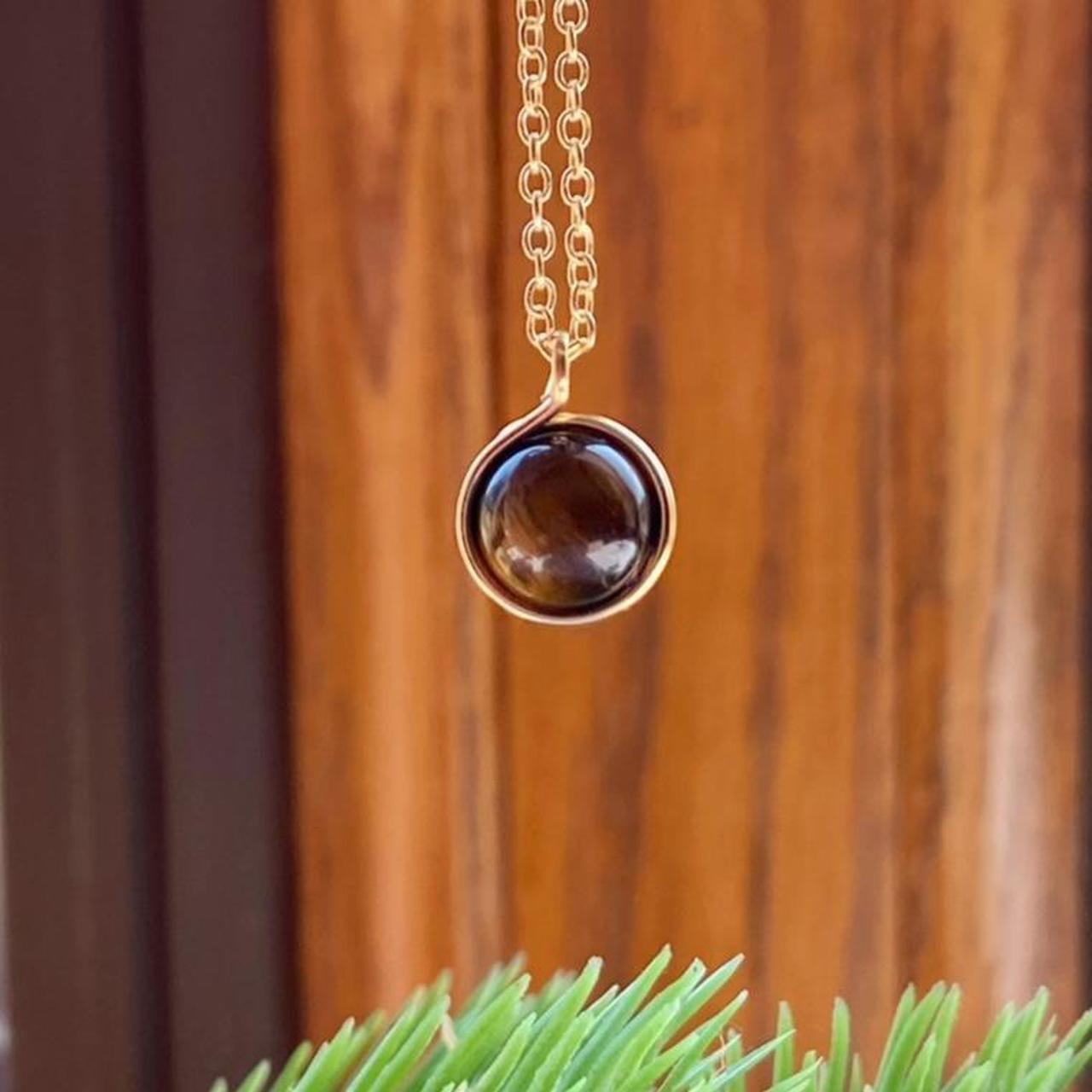 Handmade Custom Crystal Bead Necklace Customizable... - Depop