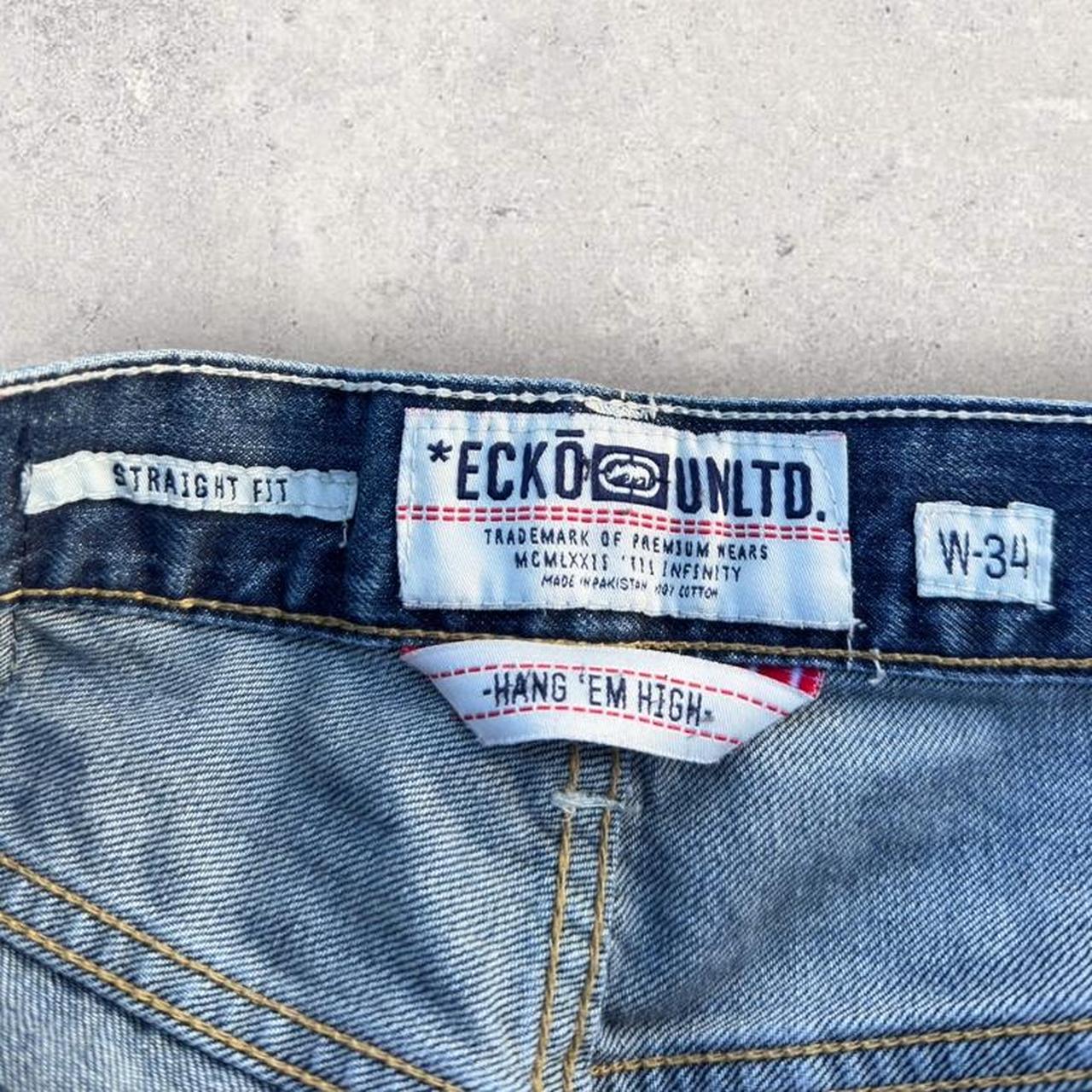 vintage y2k cyber ecko mall core jnco style baggy... - Depop