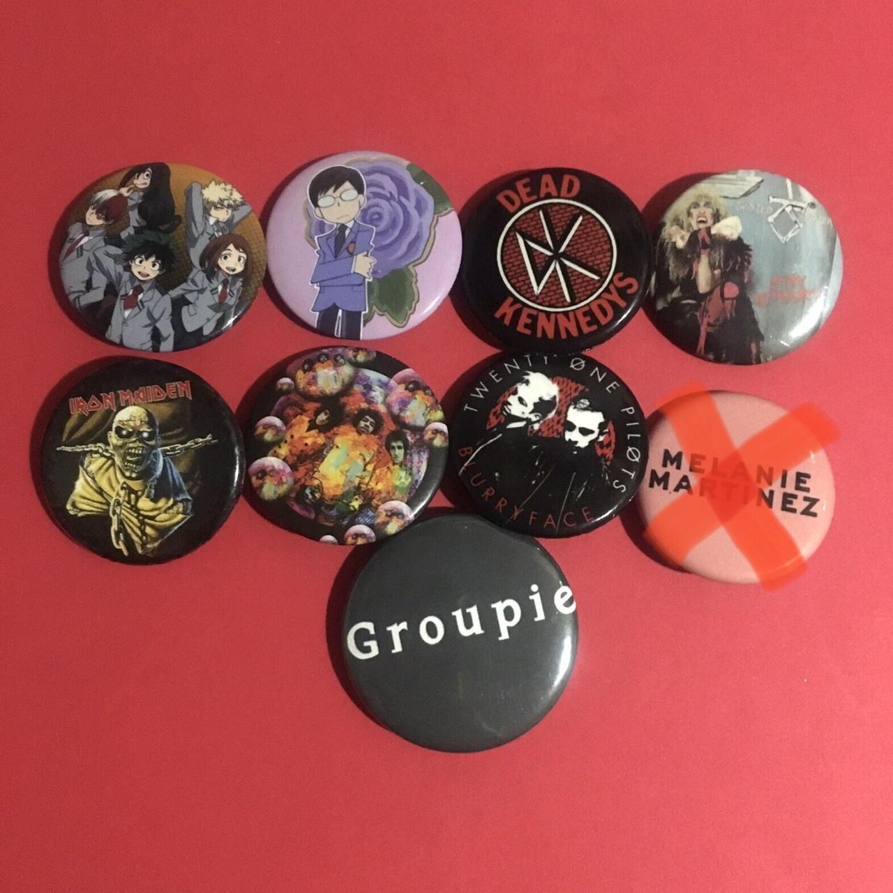 Assorted pins🕸 Some pins have rust or sticker... - Depop