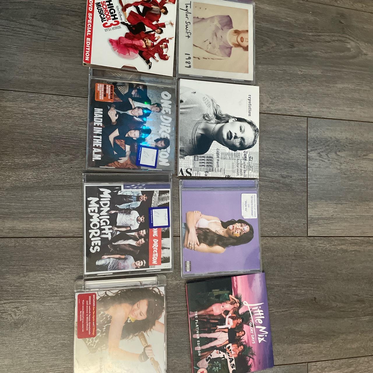 random cd selection, 8 cds including taylor swift... - Depop