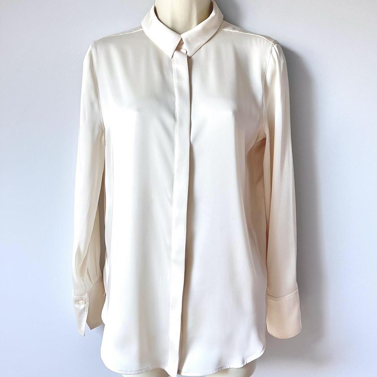 Marks&Spencer Autograph Basic Satin Blouse... | Depop