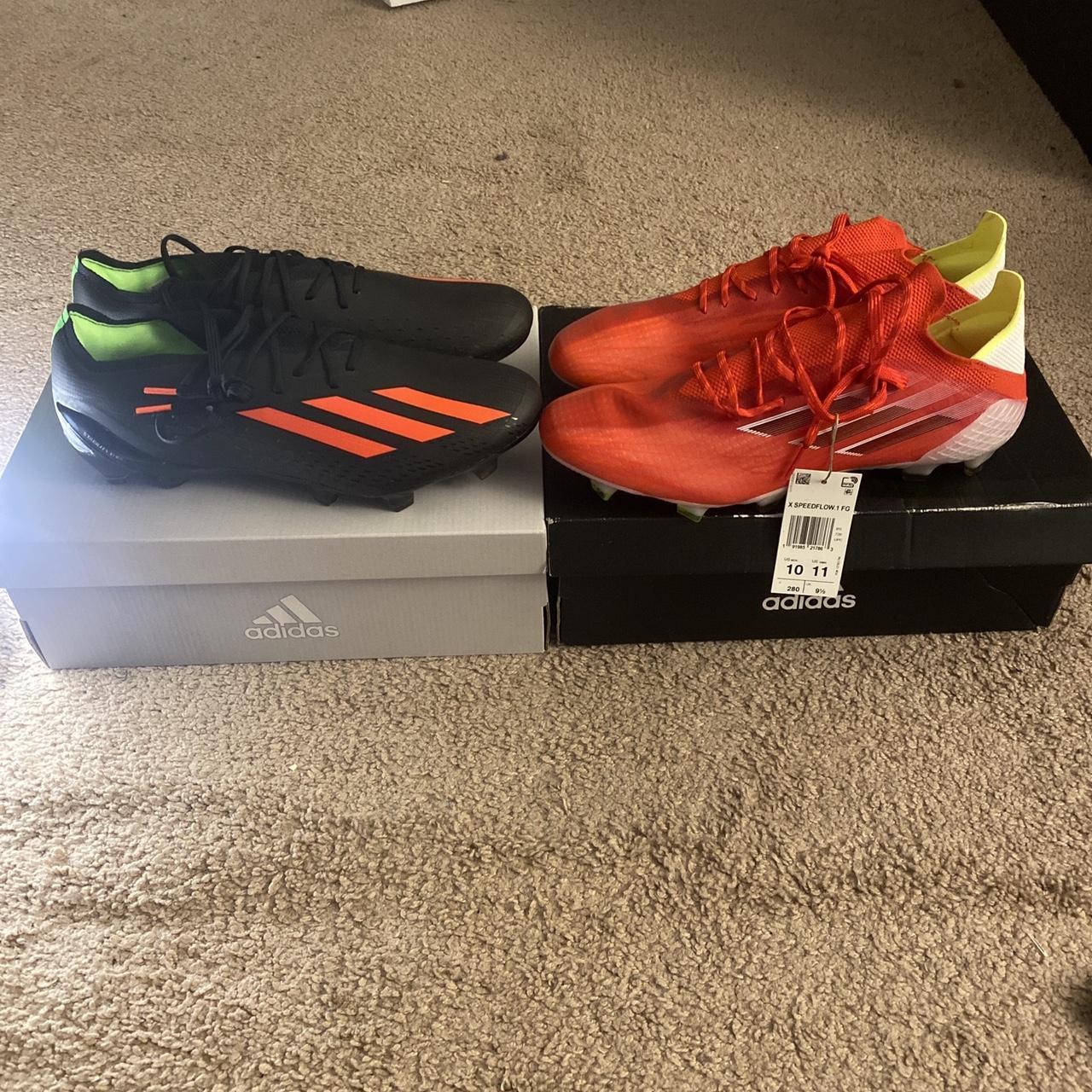 ADIDAS X SPEEDFLOW.1 FG VOLT RED US 10. X... - Depop