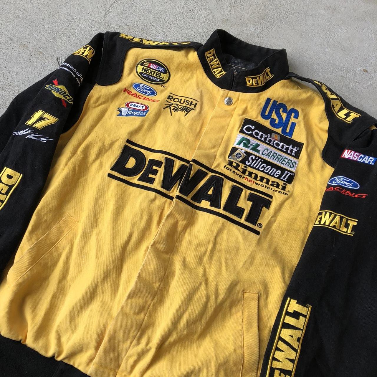 Chase authentics DeWalt nascar/racing jacket Size... - Depop