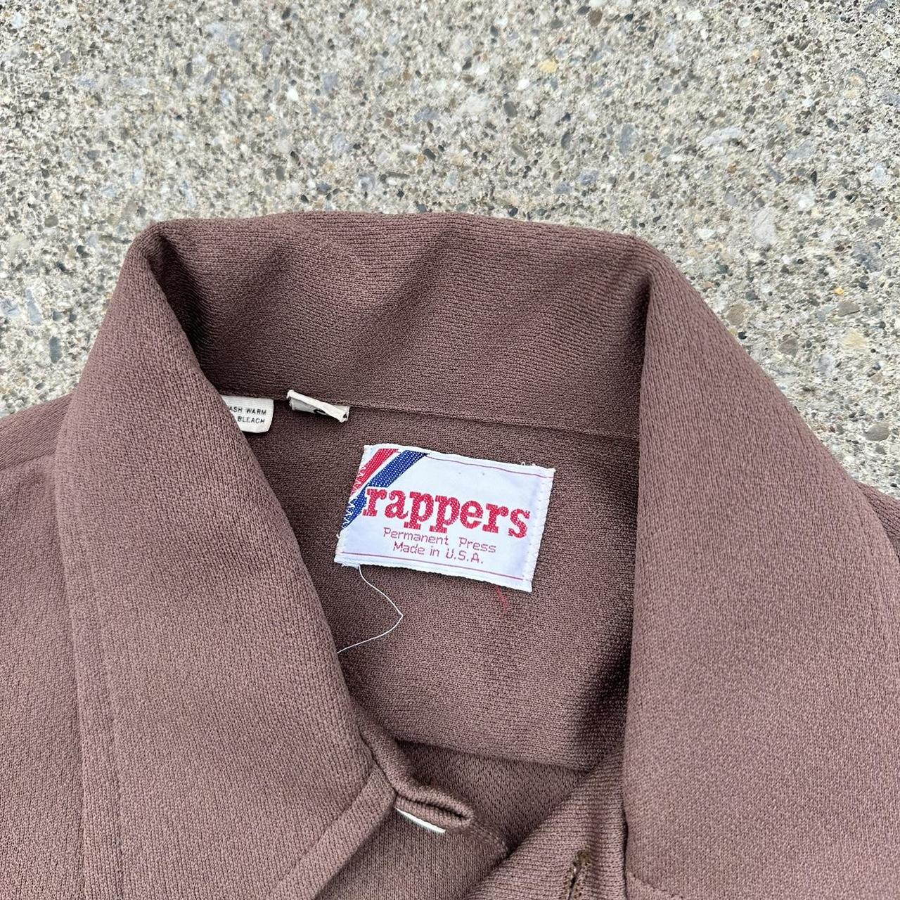 Vintage 70’s Rappers button up Vintage collar,... - Depop