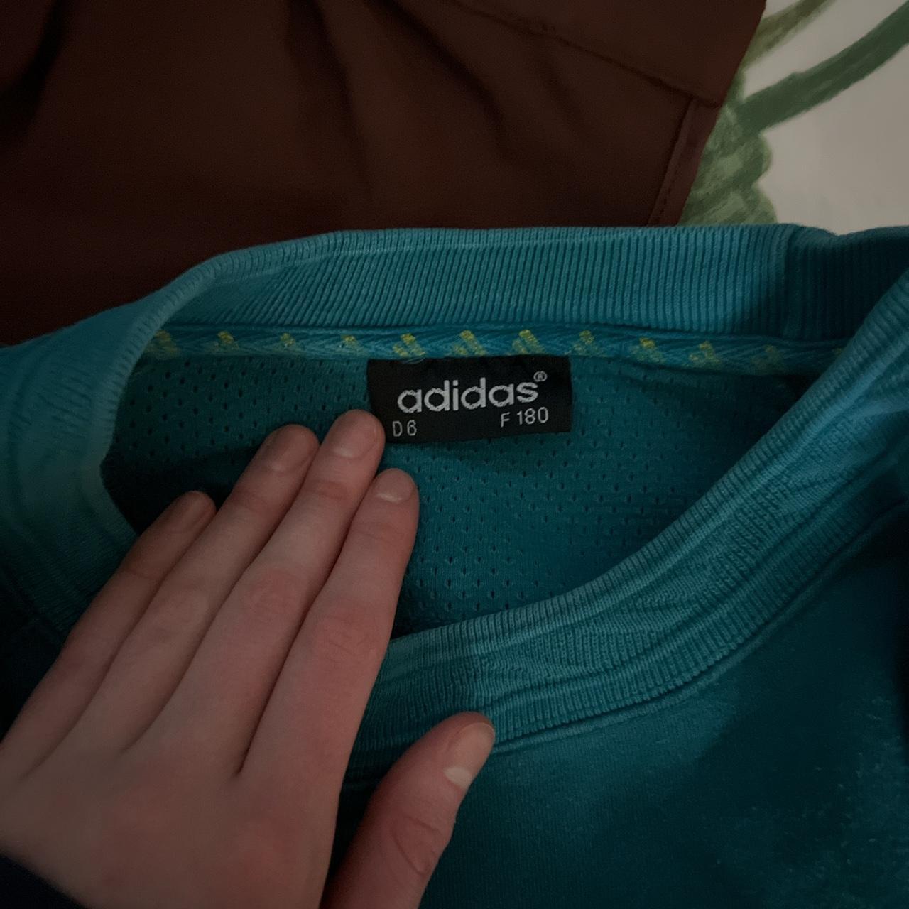 Vintage adidas jumper super cool colours - Depop