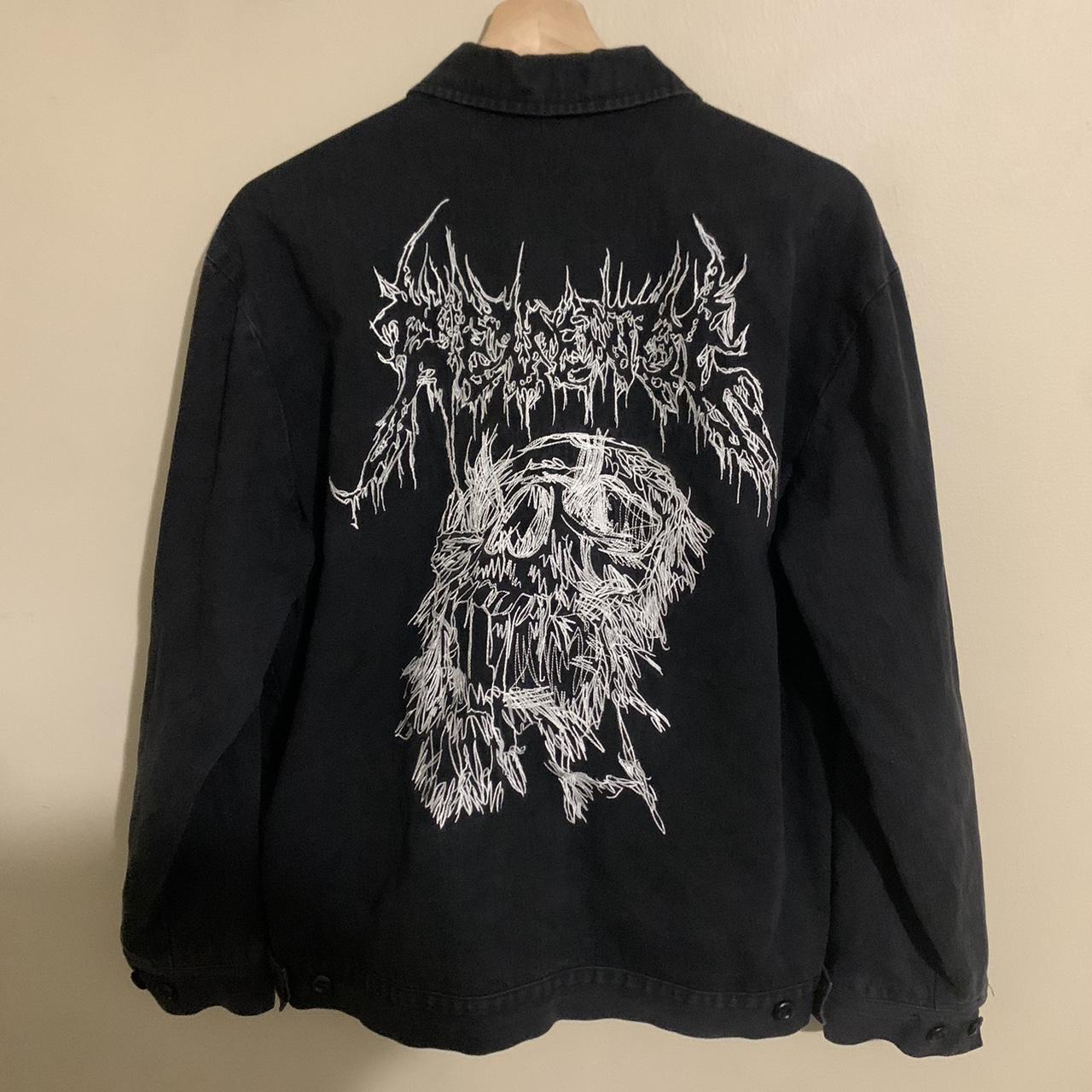 Revenge Members Only Skull Work Jacket Very rare... - Depop