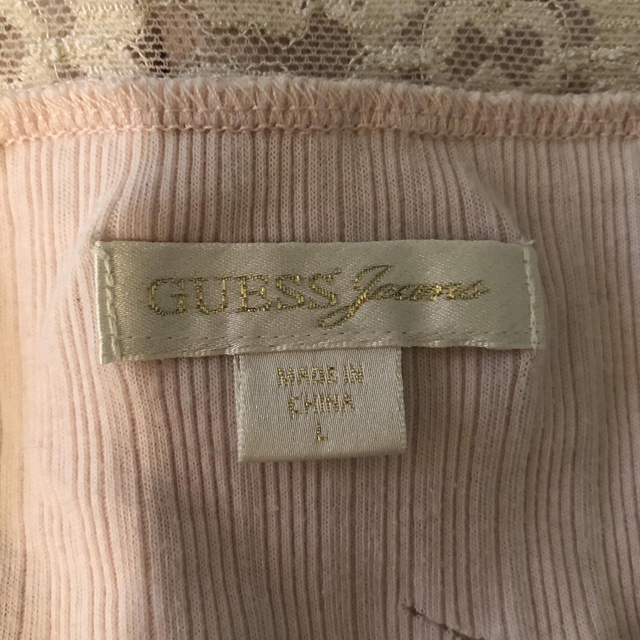 Guess Women's Pink Top | Depop
