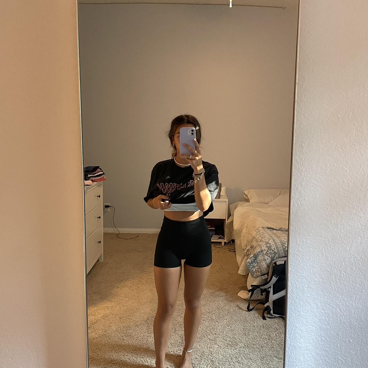 Black Target seamless compression shorts So comfy,... - Depop