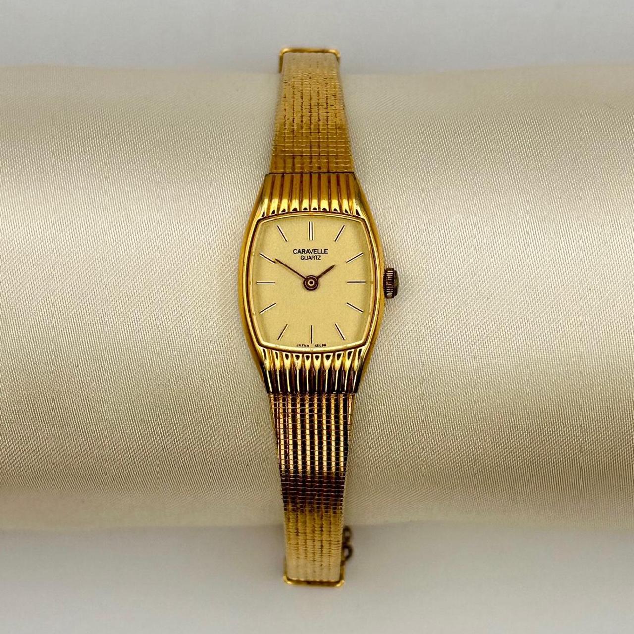Vintage Caravelle Gold tone watch 💛 Details: In... - Depop