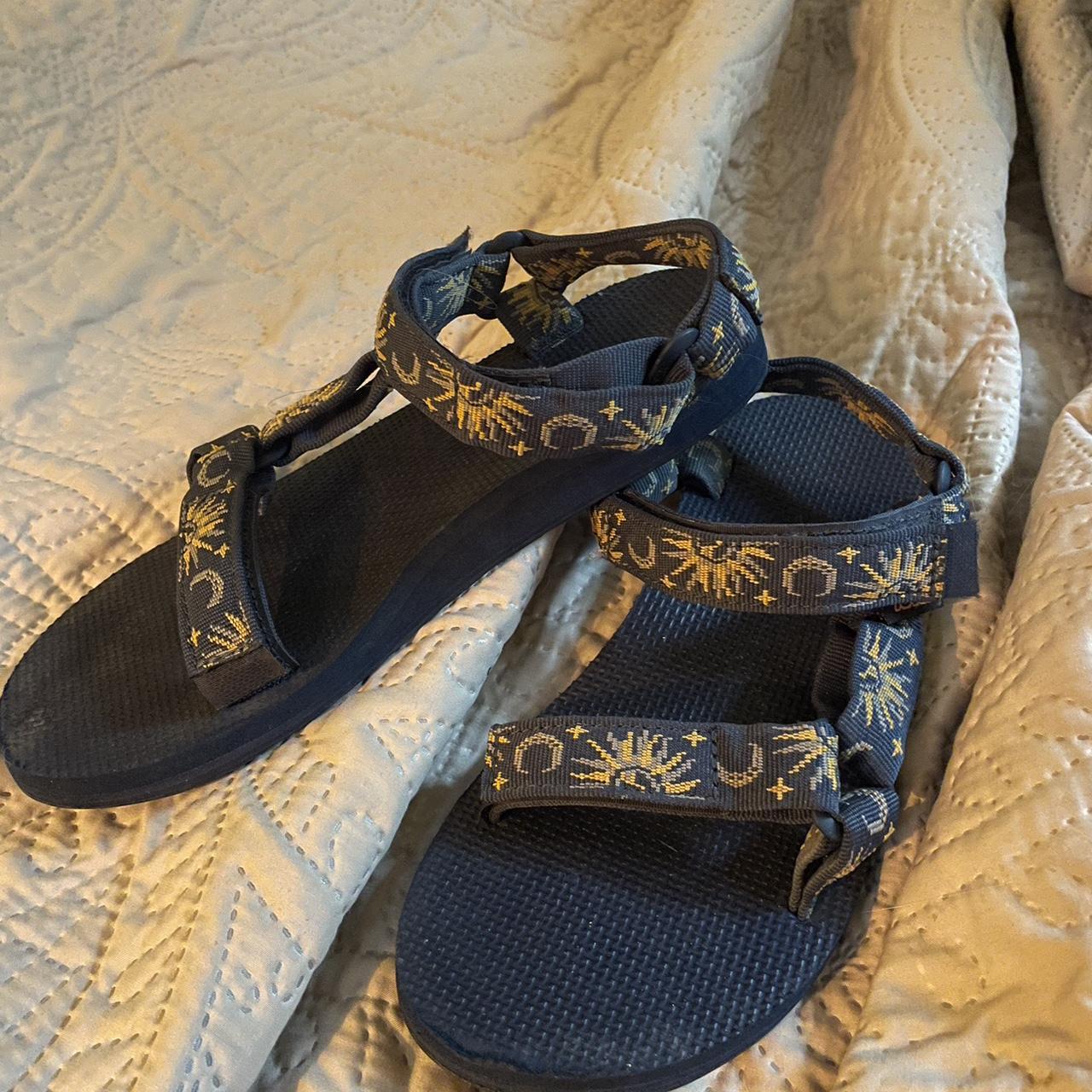 tw a celestial sandals- lightly used but still have... - Depop