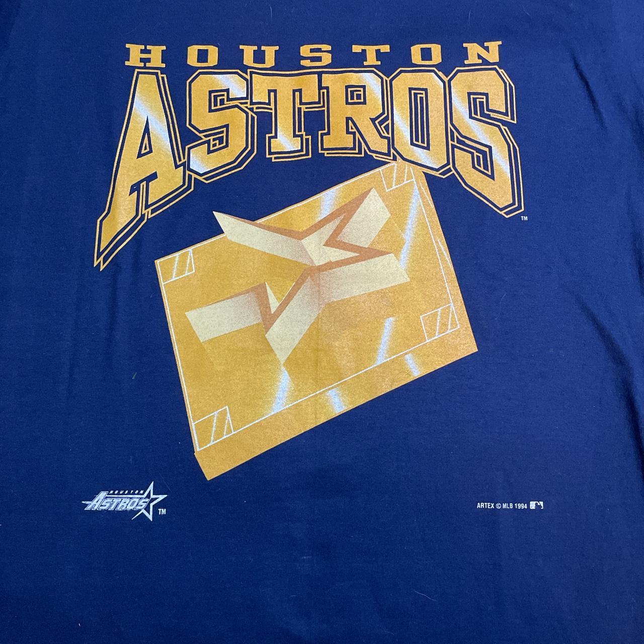 Vintage Houston Astros Artex shirt from 94 dead... - Depop
