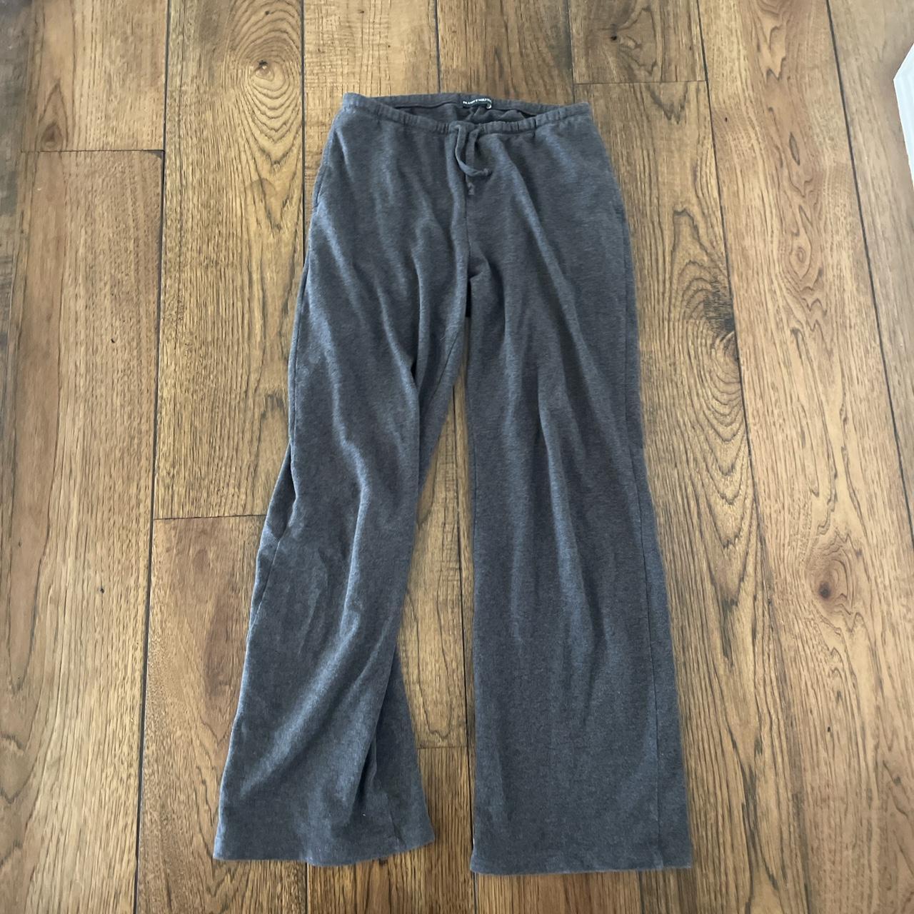Dark grey brandy low rise sweatpants Super comfy... - Depop