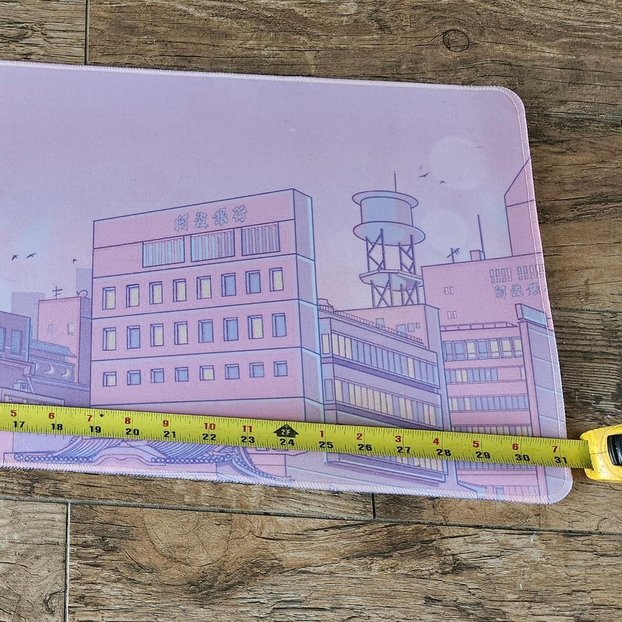 Sailor moon inspired pink and purple computer desk... - Depop