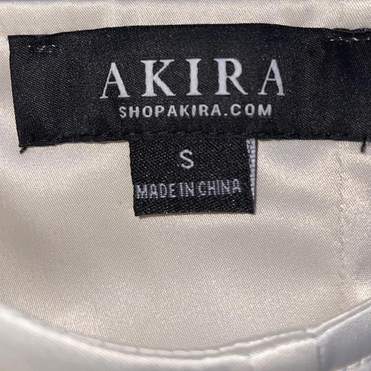 Akira off white satinish underbust corset So cute... - Depop