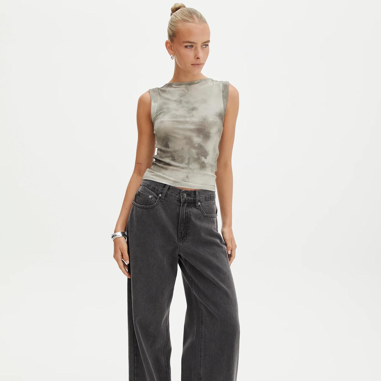 Glassons Boat Neck Tank Top Martini Tie Dye Size... - Depop