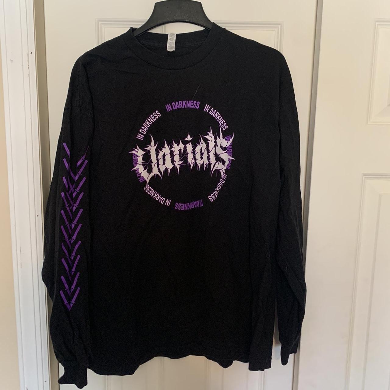 Varials long sleeve in darkness shirt only worn a... - Depop