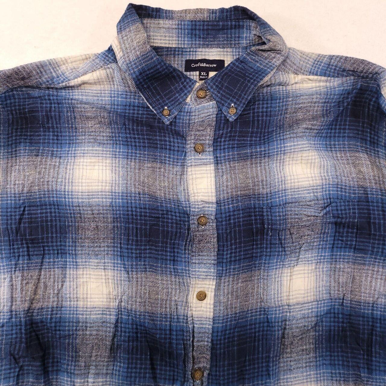 Croft & Barrow Tartan Flannel Button Long Sleeve... - Depop