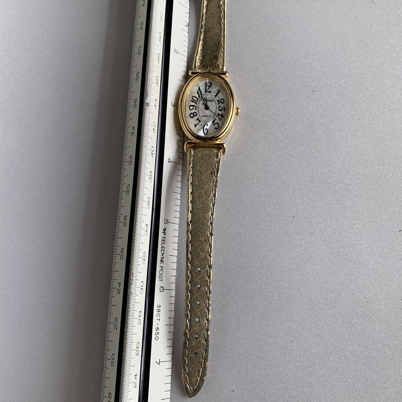 Vintage Ronica Unique Dial watch with gold and green... | Depop