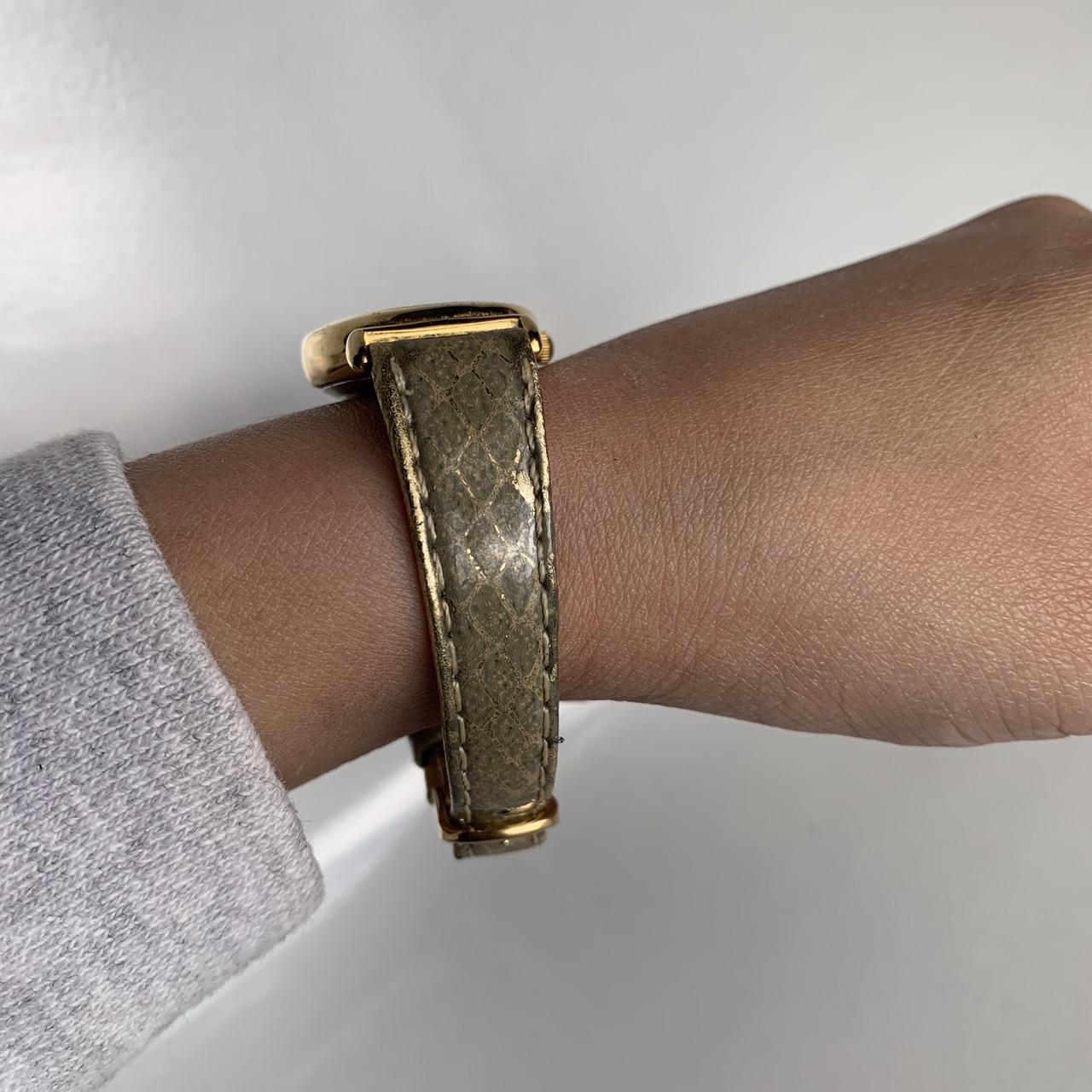 Vintage Ronica Unique Dial watch with gold and green... | Depop