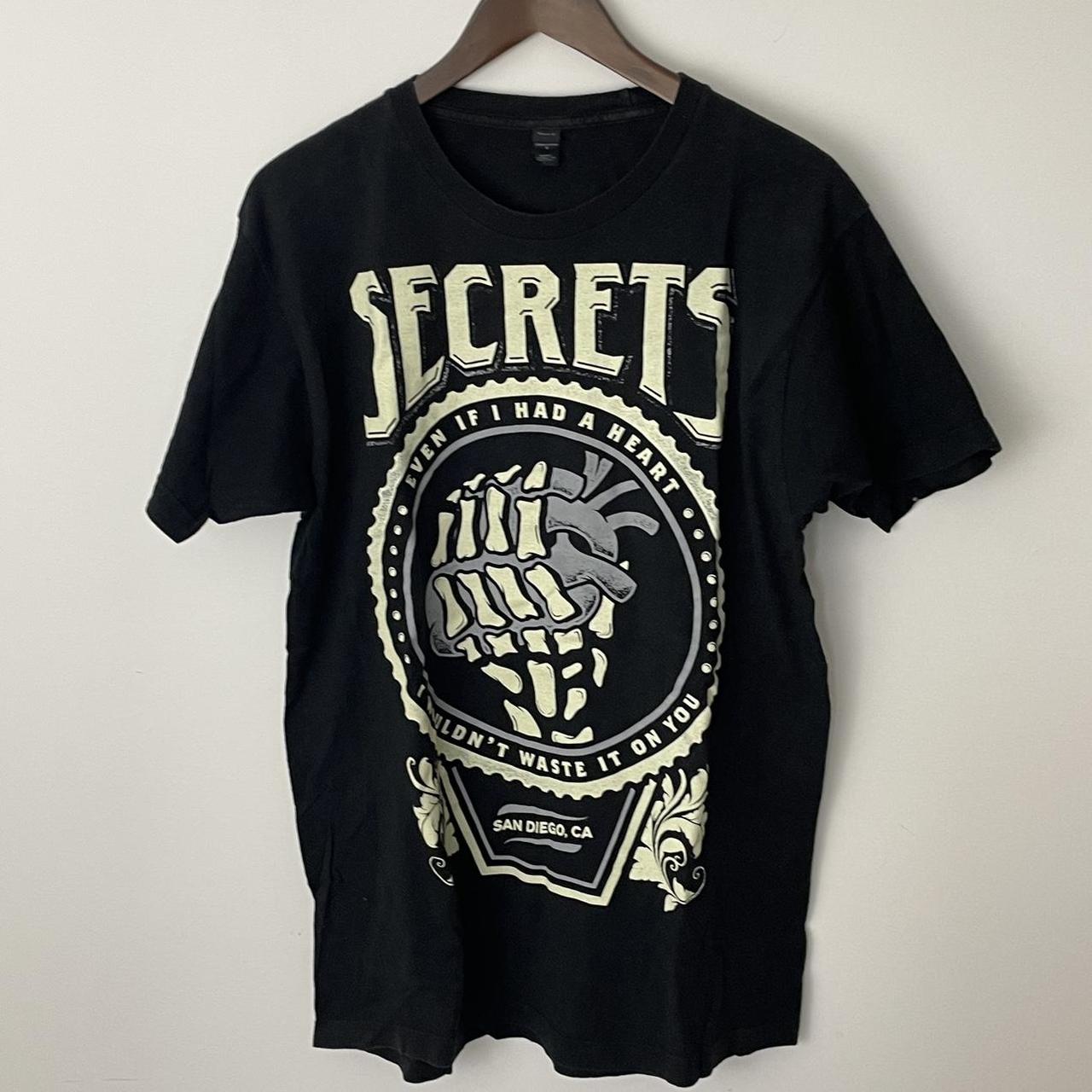 Secrets band tour t-shirt, size large. Used but good... - Depop