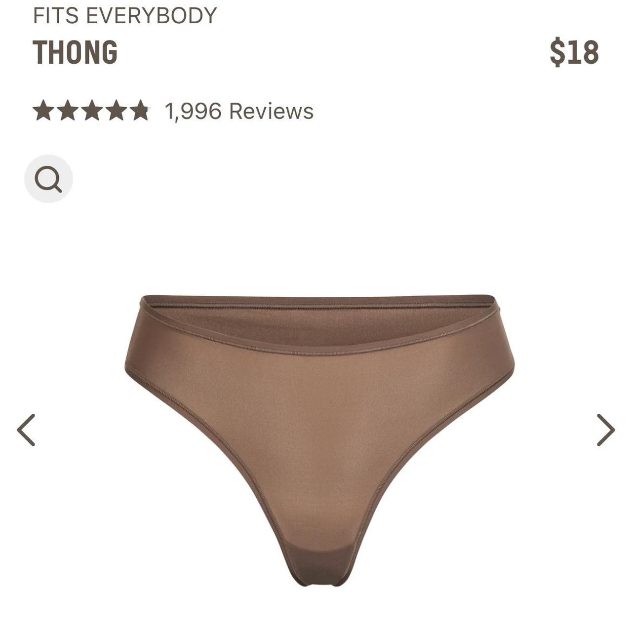 skims brand new with tag size small thong color... - Depop