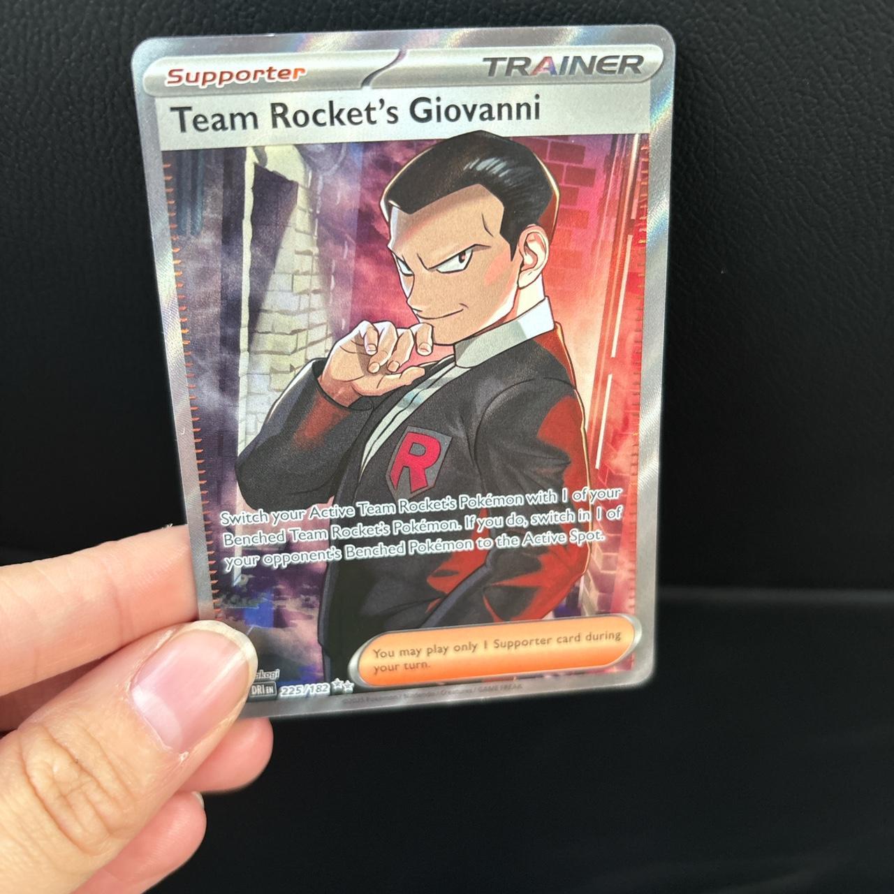 2025 Pokemon Destined Rivals -TEAM ROCKET'S GIOVANNI... | Depop
