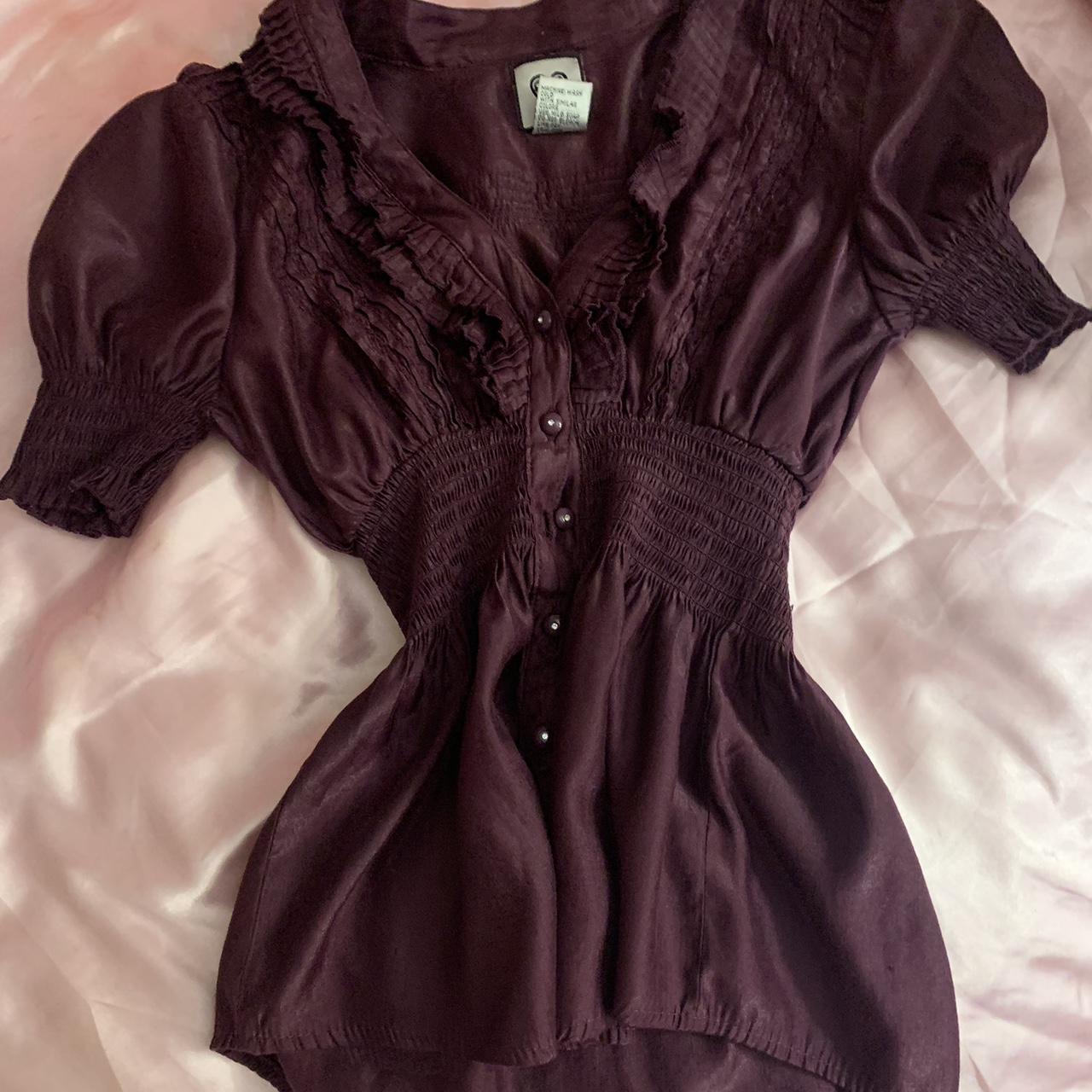 vintage thrifted whimsy goth shirt (size medium) - Depop