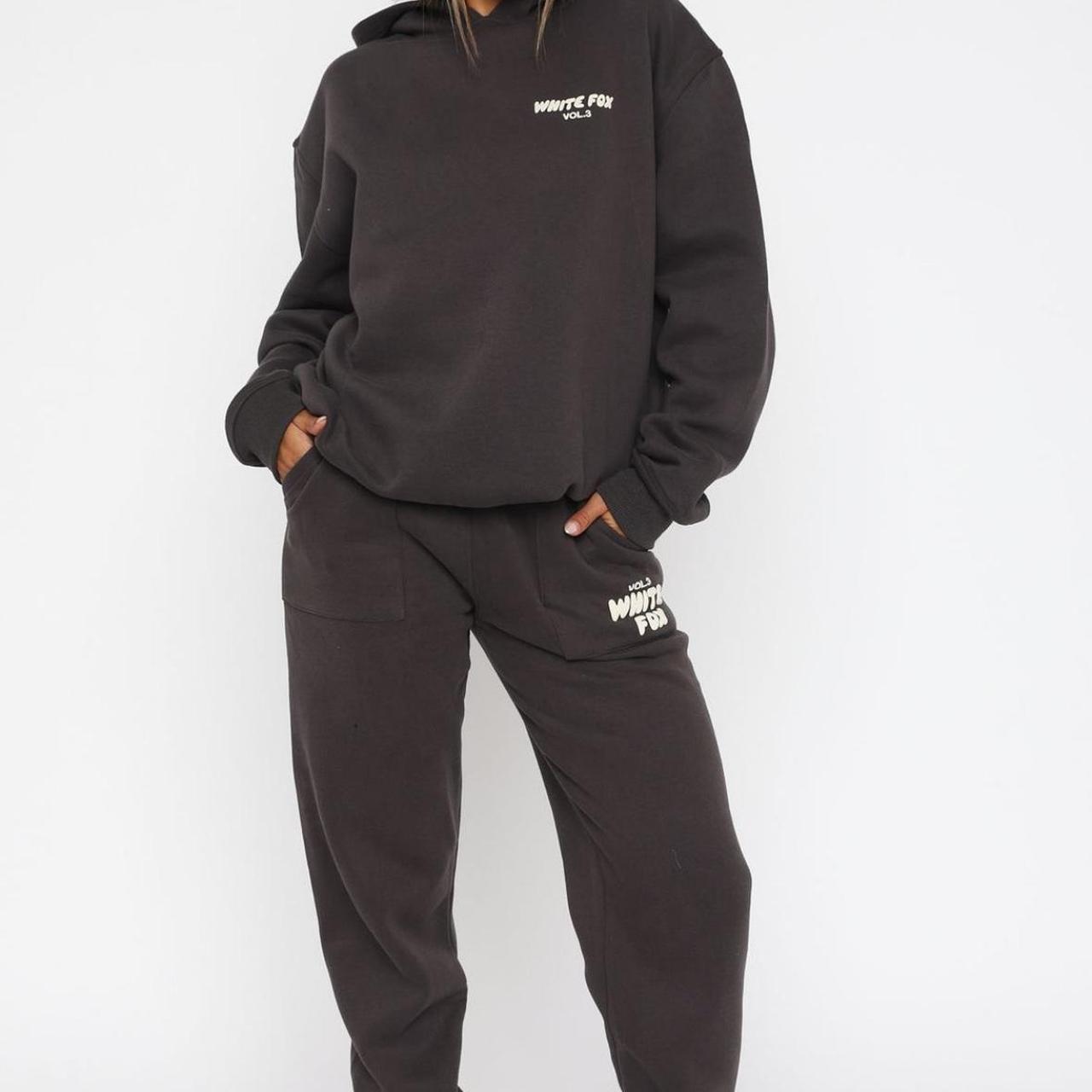 White fox offstage tracksuit set in shadow. Top and... | Depop