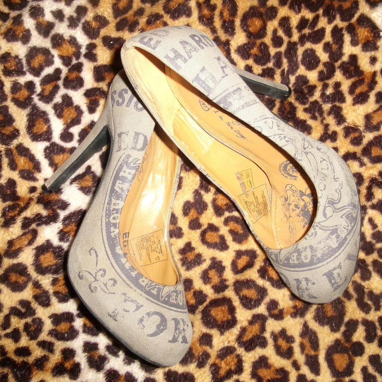 ED HARDY HEELS Rare AF!!! 2” heel Best fits women’s... | Depop