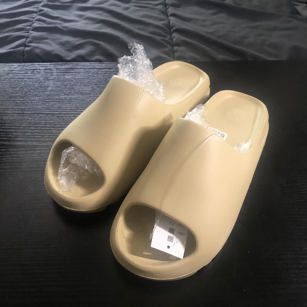 Yeezy Slides Sand colorway - Mens Size 12 Brand... - Depop