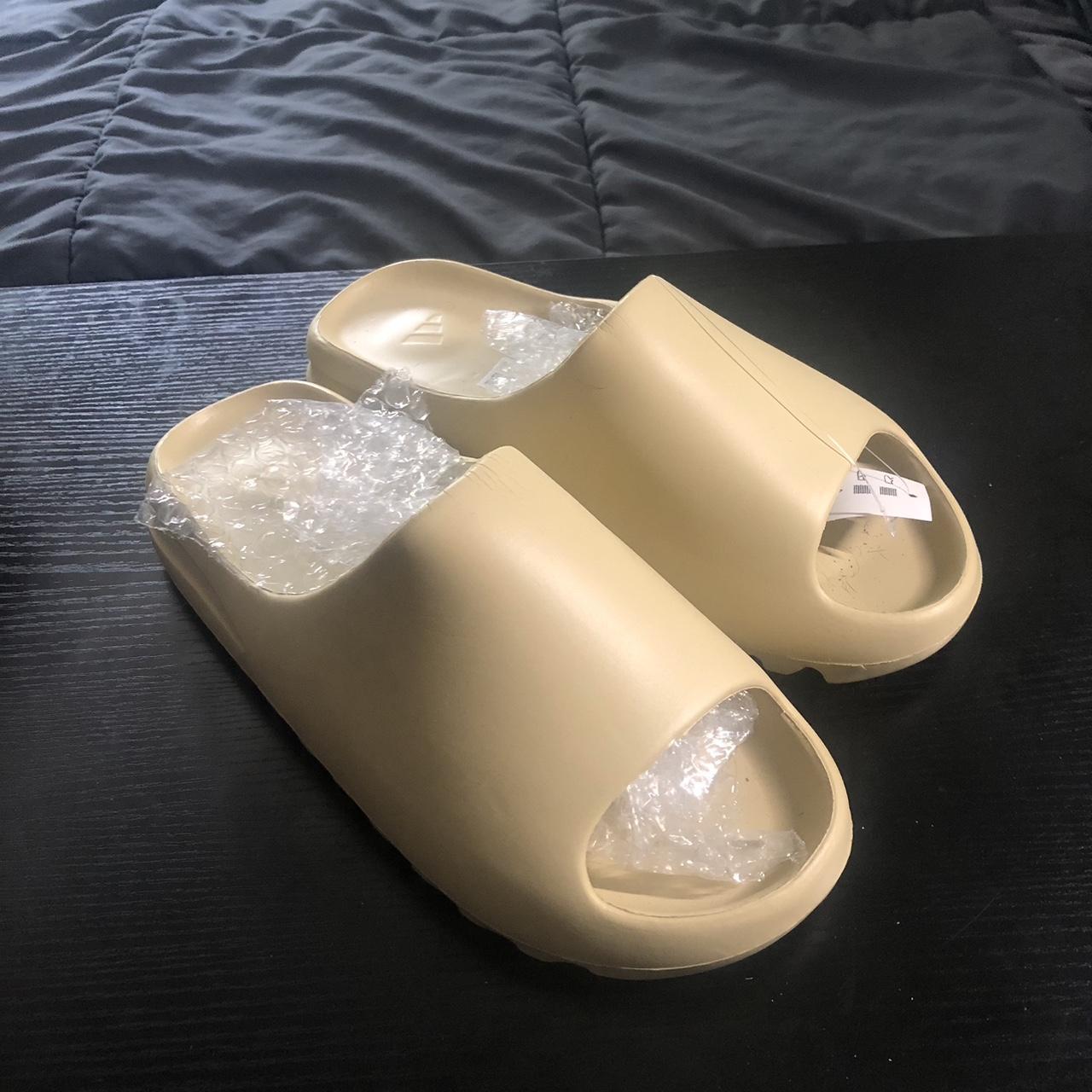 Yeezy Slides Sand colorway - Mens Size 12 Brand... - Depop
